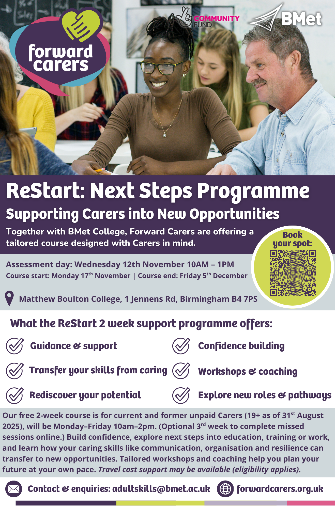 ReStart Your Journey: New Course Supporting Carers into New ...